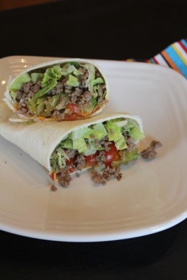 Bacon Cheeseburger Wrap - Lynn's Kitchen Adventures