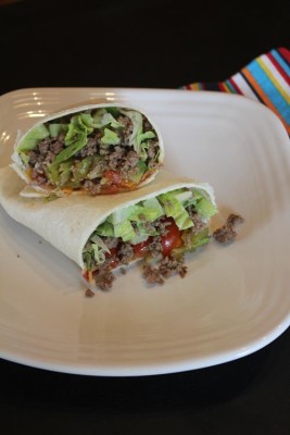 Bacon Cheeseburger Wrap - Lynn's Kitchen Adventures