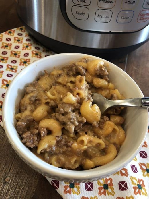 Instant Pot Cheeseburger Helper - Lynn's Kitchen Adventures