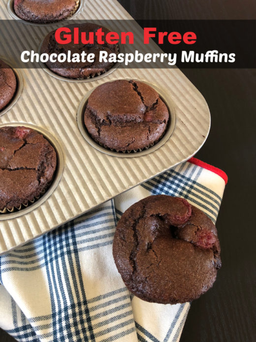 Gluten Free Chocolate Raspberry Muffins - Lynn's Kitchen Adventures