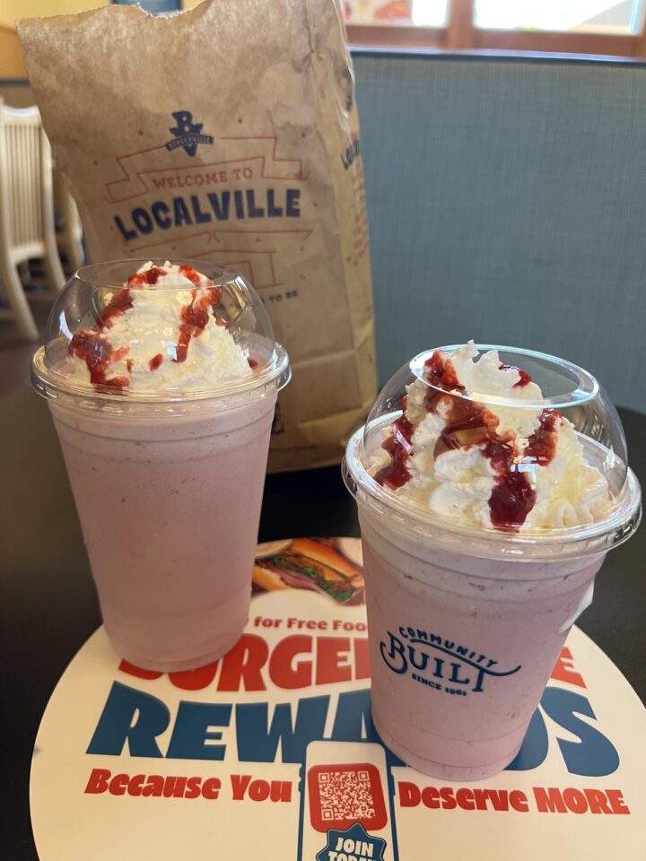Homemade Peach Milkshake